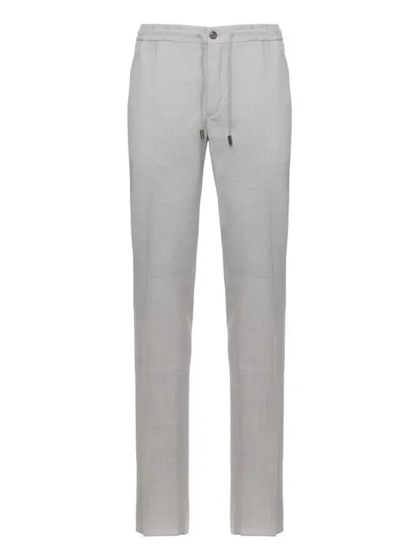 Incotex Drawstring Waist Pants - Light Grey