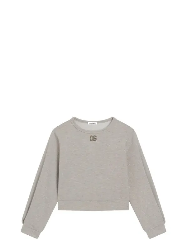 Dolce & Gabbana Lurex Sweatshirt - Silver