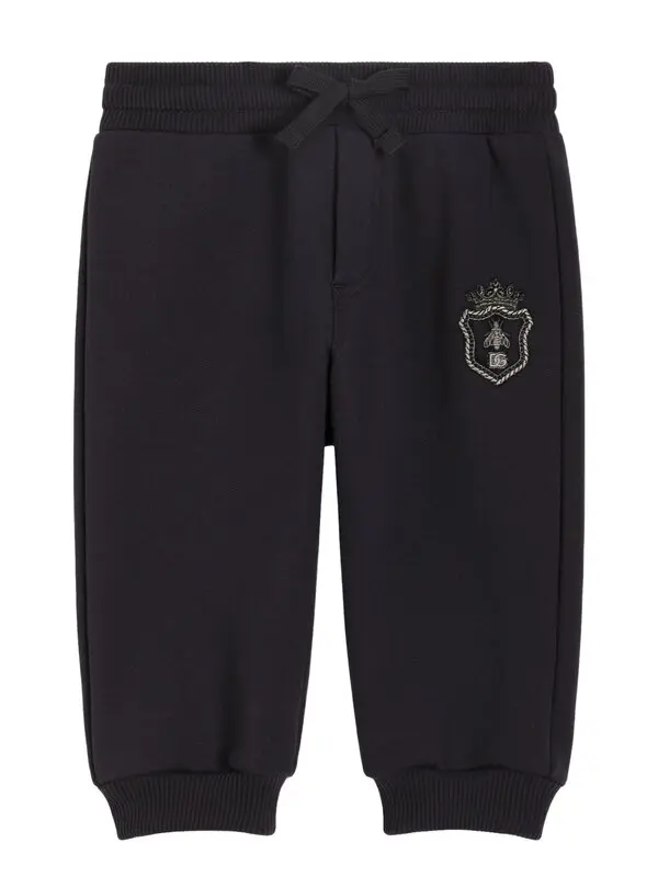 Dolce & Gabbana Patch-detail Trousers - Blue