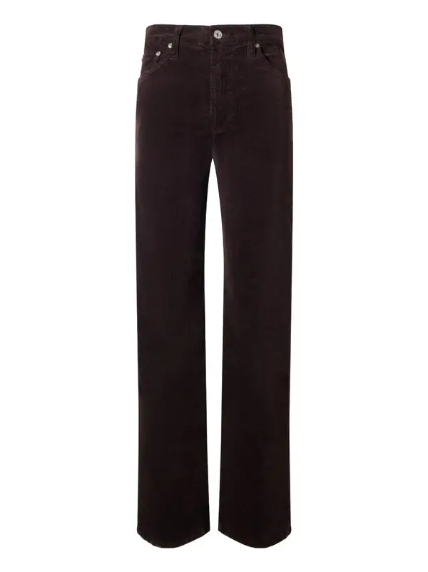 Citizens Of Humanity Corduroy Straight-leg Pants - Black