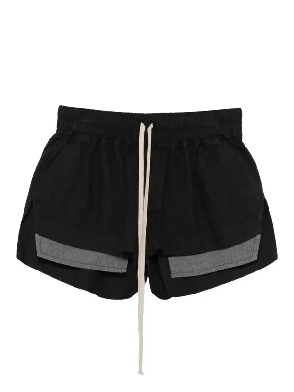 Rick Owens Wide-leg Shorts - Black