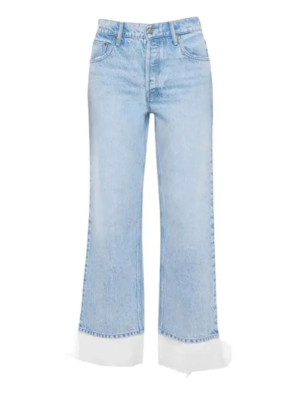 MOTHER The Nachio Double Dip Wide-leg Jeans - No