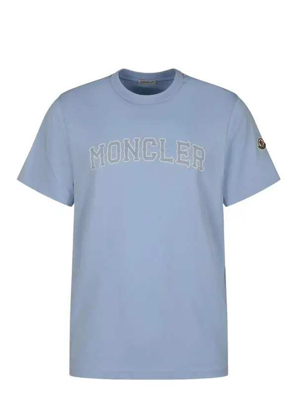 Moncler Short-sleeved T-shirt - Light Blue