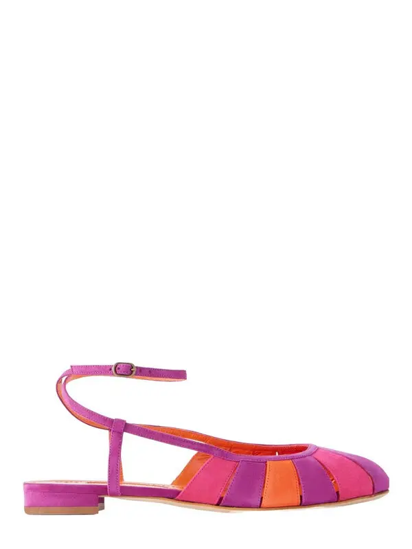 Manolo Blahnik Suede Flats - No
