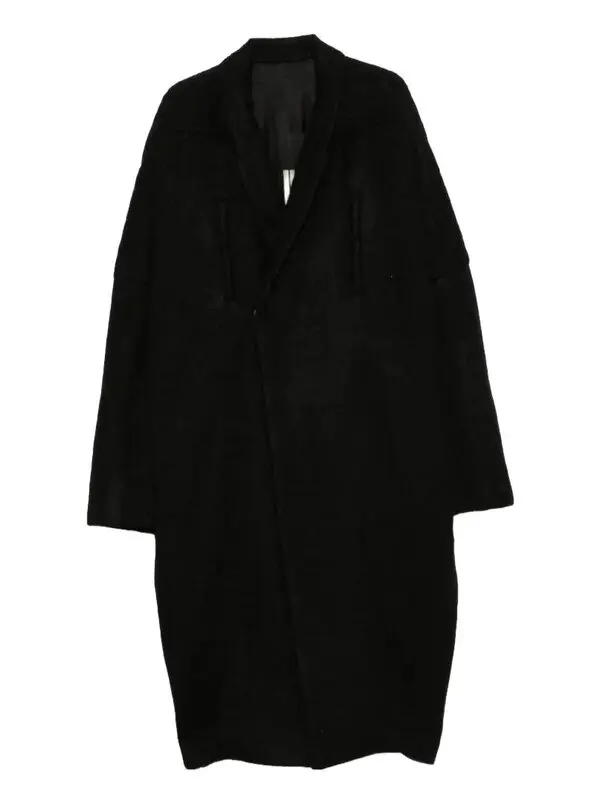 Rick Owens Poiret Oversized Notch-lapel Coat - Black