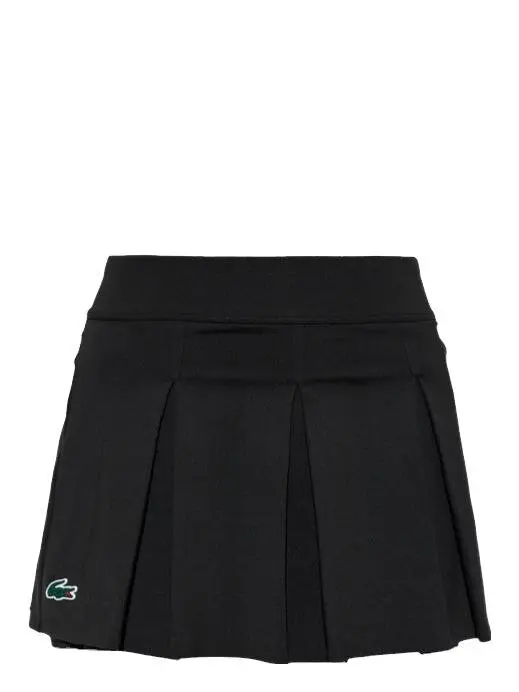 Lacoste Elastic-waist Skirt - Black