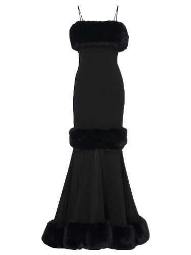 Nina Ricci Jersey Bustier Gown - Black