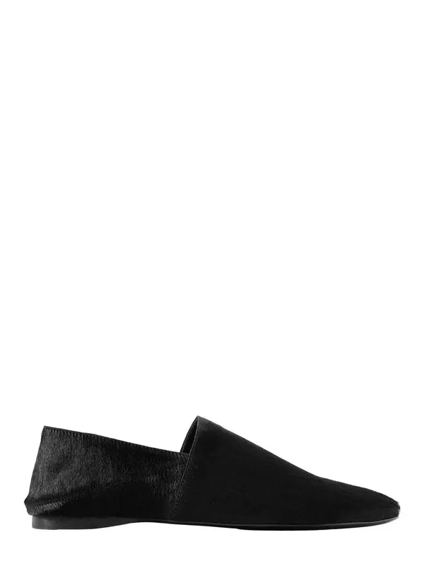 Tove Round Toe Fur Slides - No