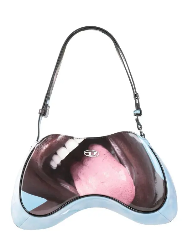 DIESEL® Multi-color Medium Underarm Bag - Blue