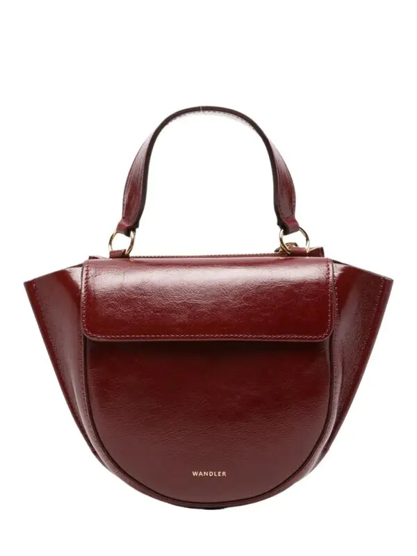 WANDLER Leather Tote Bag - Red