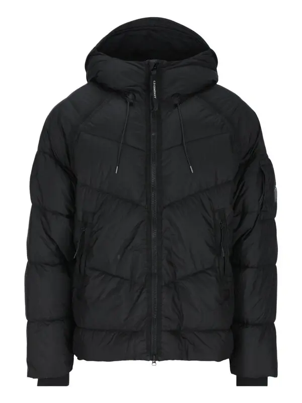 C.P. COMPANY Lens Hooded Jacket - Black