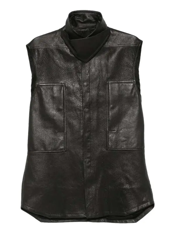 Rick Owens Sleeveless Vest - Black