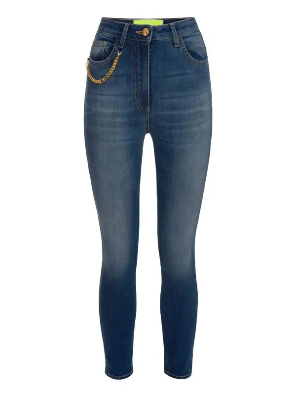 Elisabetta Franchi High-waisted Skinny Jeans - Blue