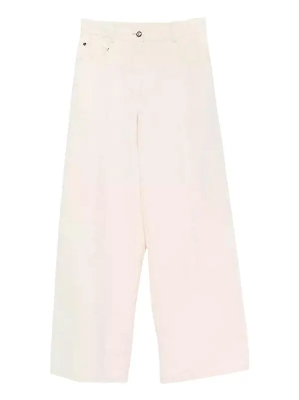 FORTE_FORTE Wide-leg Jeans - Neutrals