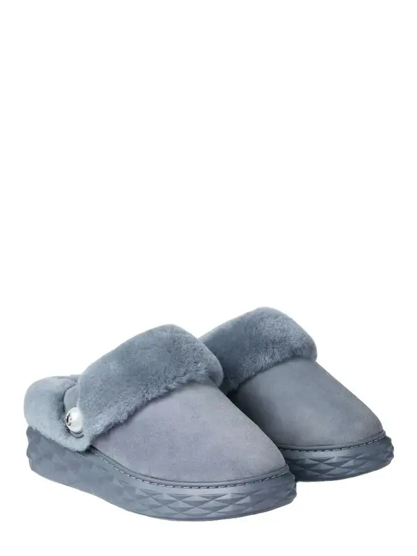 JIMMY CHOO Diamond Maxi Mules F - Blue