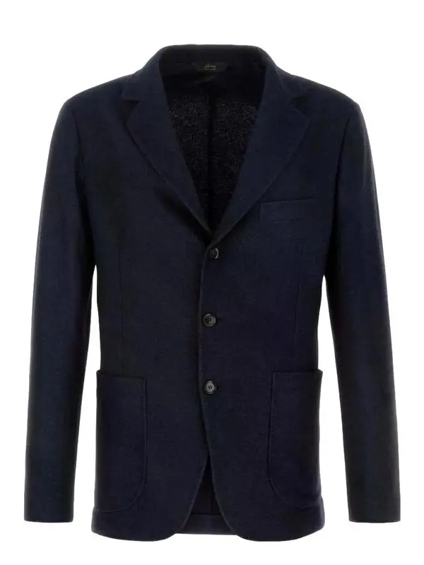 Brioni Single-breasted Blazer - Blue
