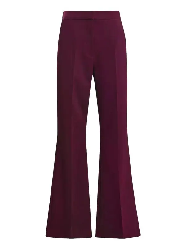 Essentiel Antwerp Keen Pressed-crease Flared Trousers - Red