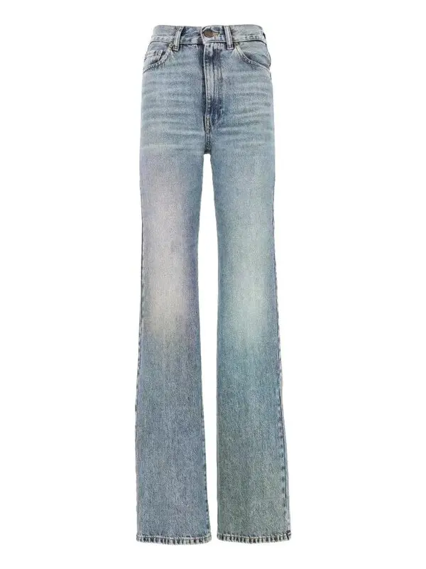 Mauro Grifoni Faded Straight-leg Jeans - Blue