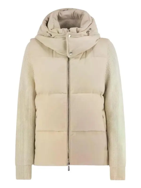 MOORER Ghiara-ls9 Quilted Jacket - Neutrals