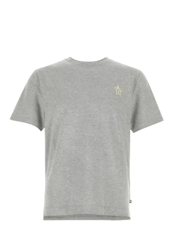 Moncler Logo-patch T-shirt - Grey