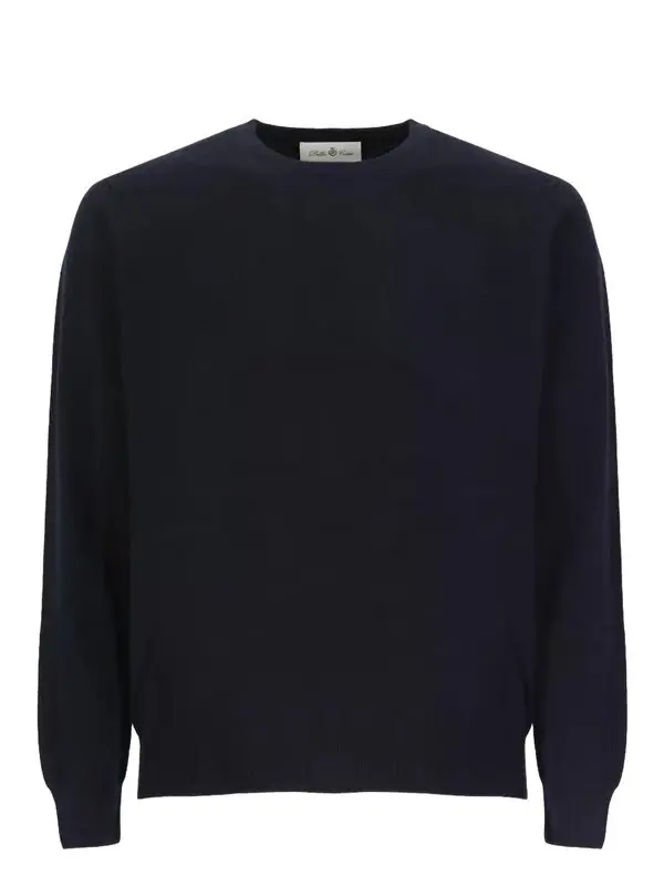 DELLA CIANA Crew-neck Long-sleeves Sweater - Blue