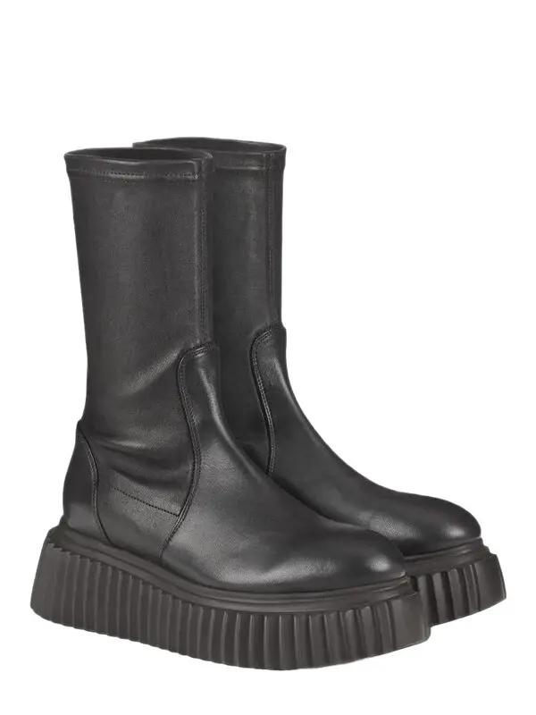 Agl Milagros Platform Ankle Boots - Black