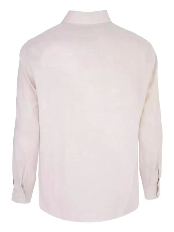 Corneliani Spread-collar Long-sleeved Shirt - Neutrals