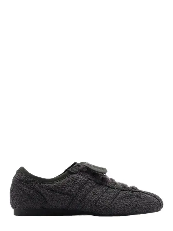 Adidas X Stella Mccartney Fleece-texture Logo-print Sneakers - Grey