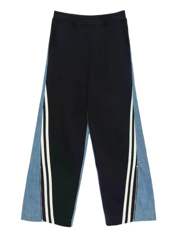 CIRCUS HOTEL Side-stripe Panelled Trousers - Blue