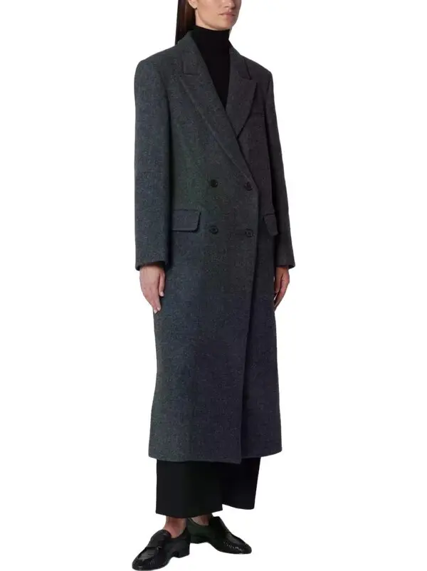 Source Unknown Reyna Double-breasted Coat - Grey