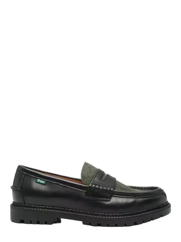 Polo Ralph Lauren Jett Lug-sole Penny Loafers - Black