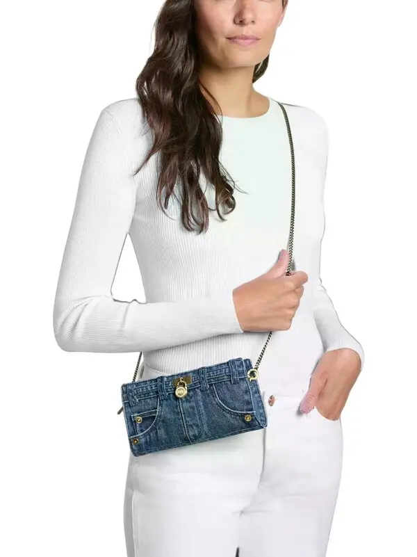 Michael Kors Hamilton Moderne Convertible Cross Body Extra Small Bag - Blue