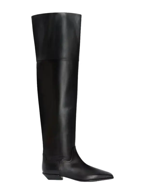 Paris Texas Bettina Square-toe Boots - Black