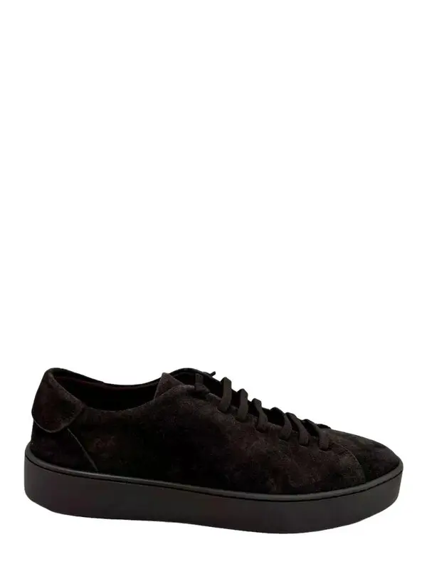 FABIANO RICCI Suede Lace-up Sneakers - Brown