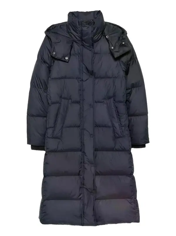 Marc O'polo Quilted Hooded Coat - Blue