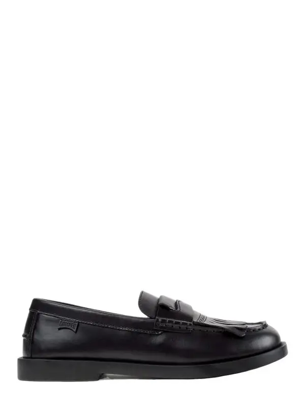 Camper Twins Kiltie Tassel Loafers - Black
