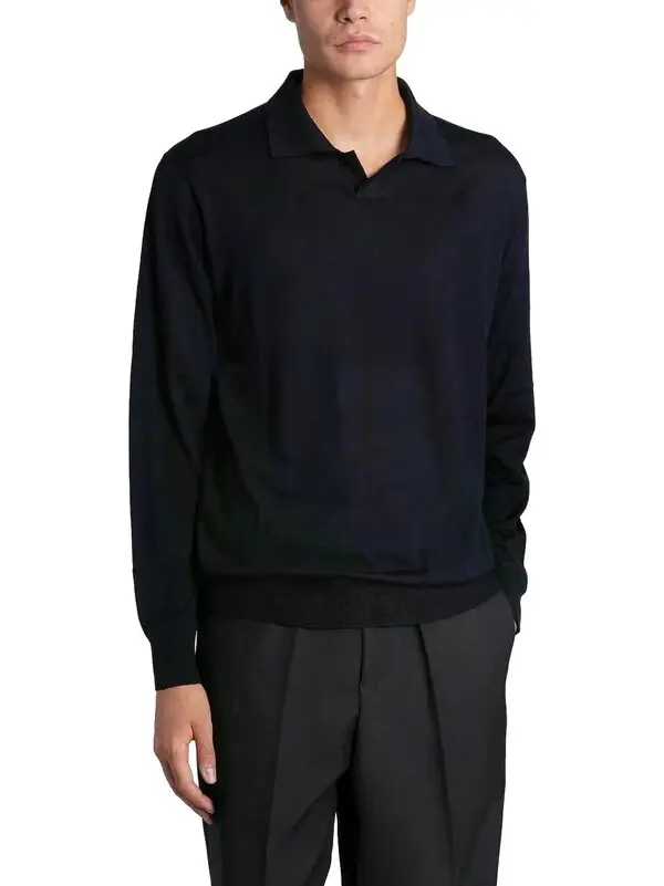 BALLANTYNE Long-sleeve Sweater - Blue