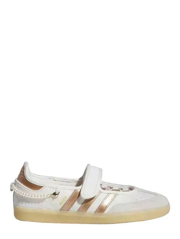Adidas Samba Jane Touch-strap Sneakers - Neutrals