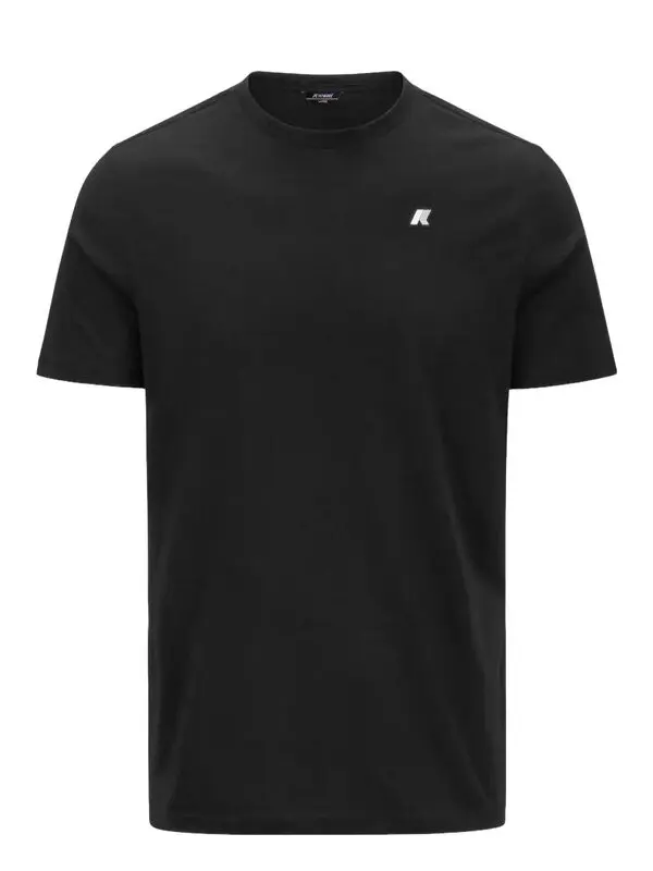 K-WAY Logo-print Short-sleeve T-shirt - Black