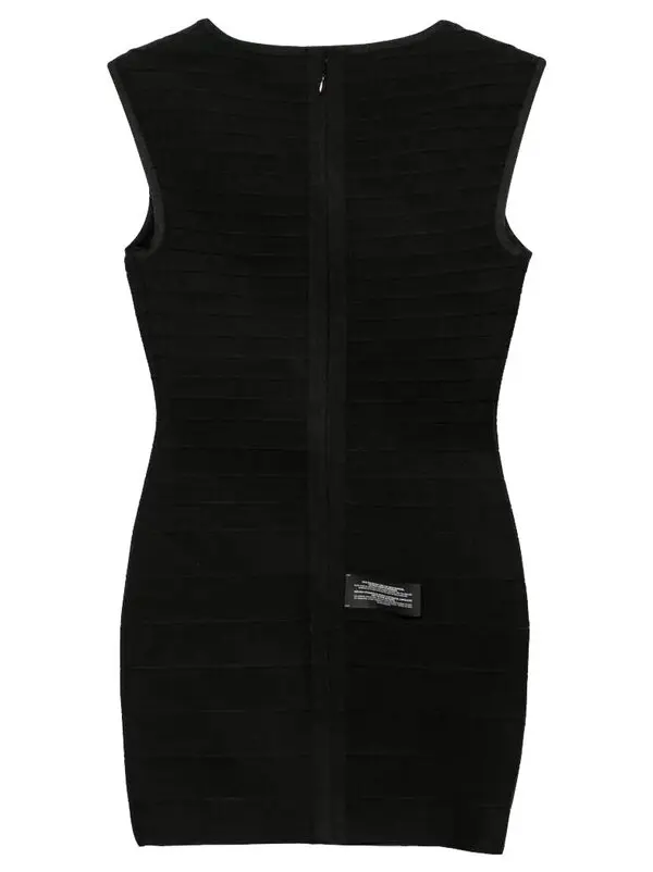 Herve Leger Bella Mini Dress - Black