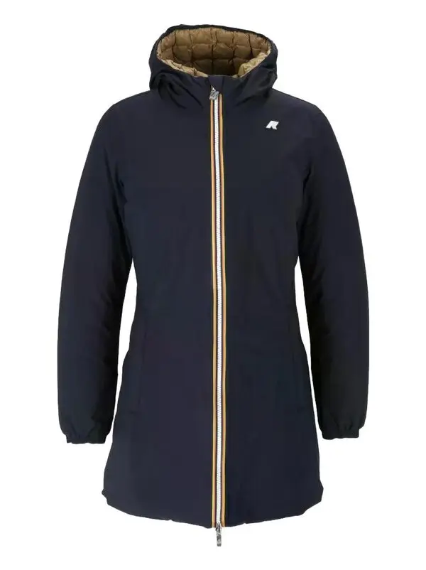 K-WAY Denise St Thermo Reversible Coat - Neutrals