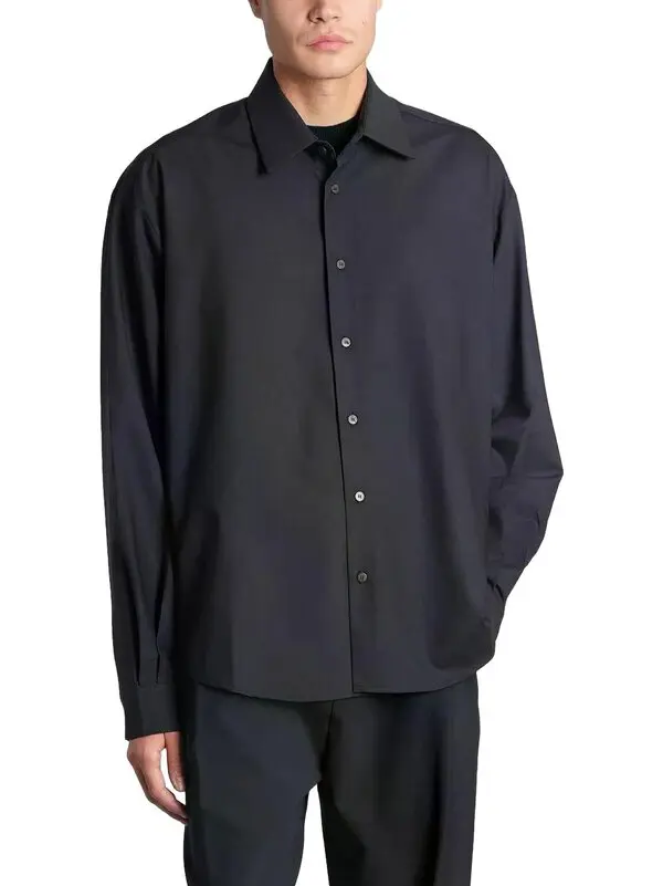ANIPS Long-sleeve Button-down Shirt - Blue