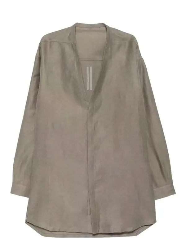 Rick Owens Concordian Webbing-strap Shirt - Grey