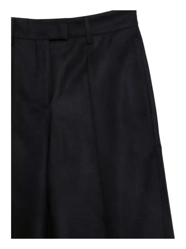 Incotex Iola Pleated Tailored Short - Blue