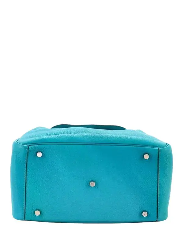 Hermès Lindy Bag Clemence 30 Shoulder Bag - Blue