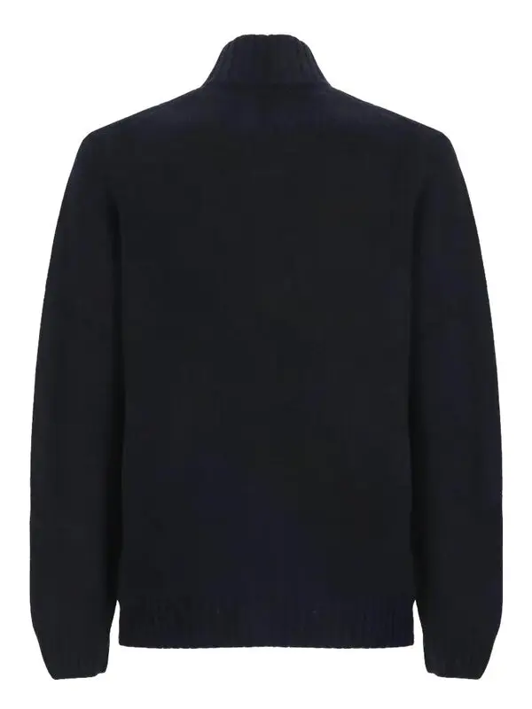 DELLA CIANA Cable-knit Button-up Cardigan - Blue