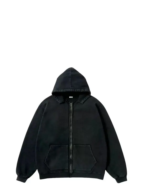 A.PRESSE Zip-up Hoodie - Black
