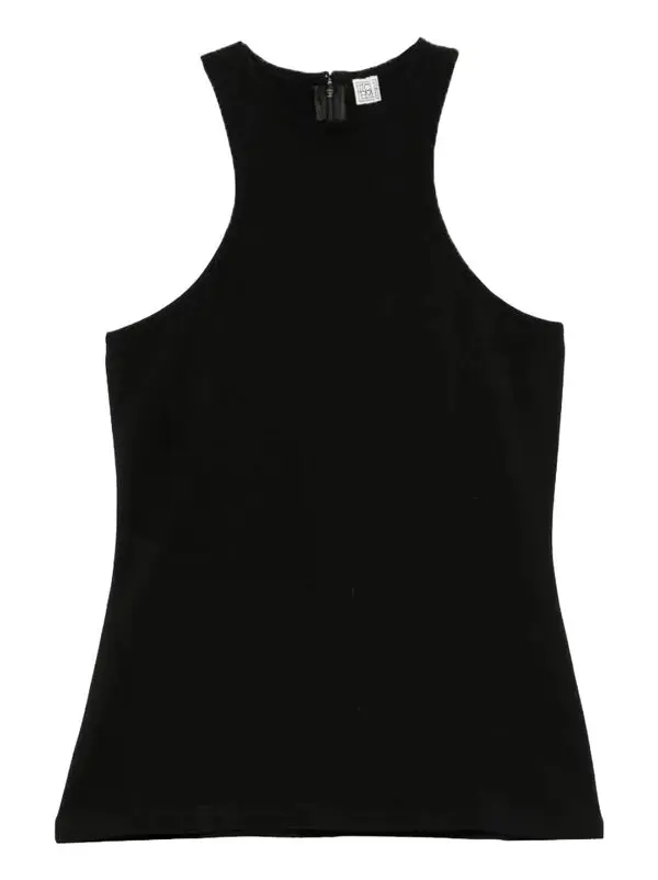 TOTEME Deep Curve Tank Top - Black