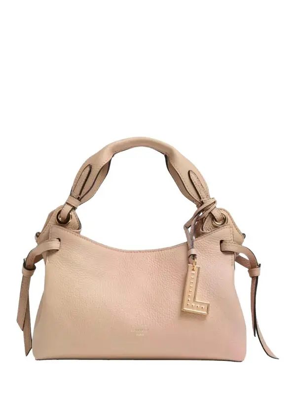 LANCEL Swann Grained Leather Tote Bag - Neutrals