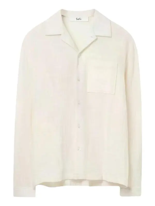 Séfr Everyday Camp-collar Shirt - Neutrals